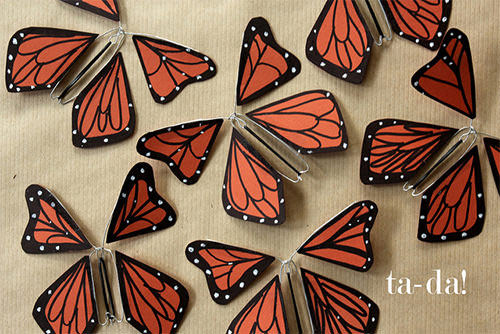 How To Make Wind-Up Paper Butterflies | Handmade Charlotte