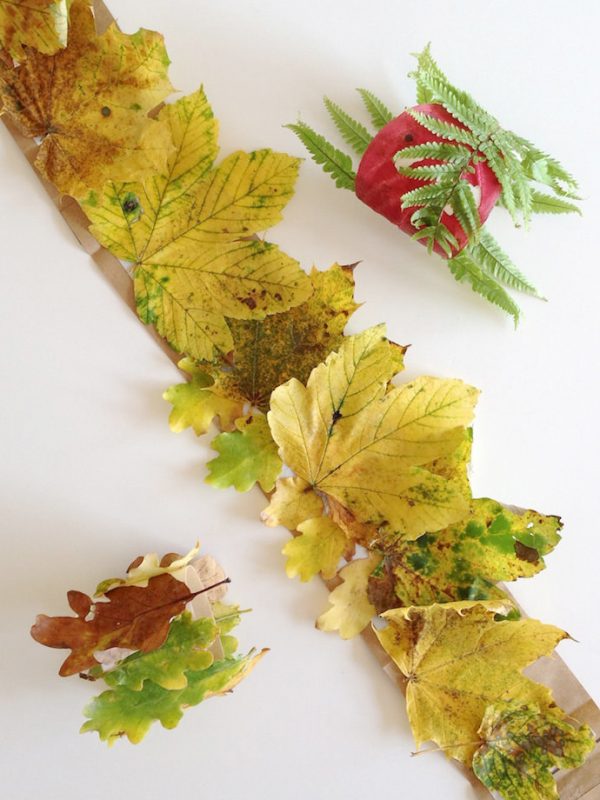 DIY Leaf Crowns And Animal Masks Handmade Charlotte diy-leaf-crowns-and-animal-masks-handmade-charlotte