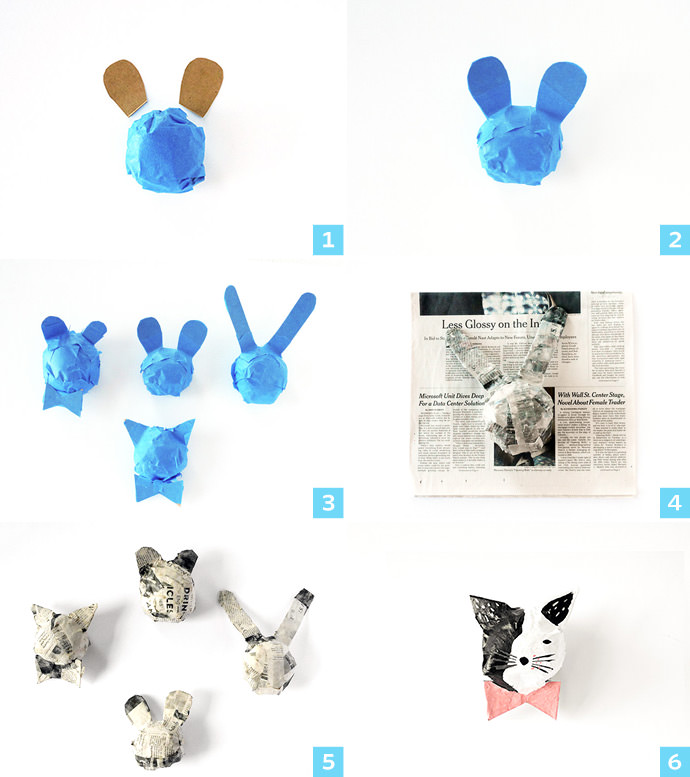 How To Make Paper Mache Animals Handmade Charlotte