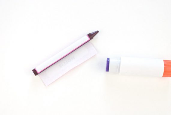 Printable Custom Crayon Wrappers | Handmade Charlotte