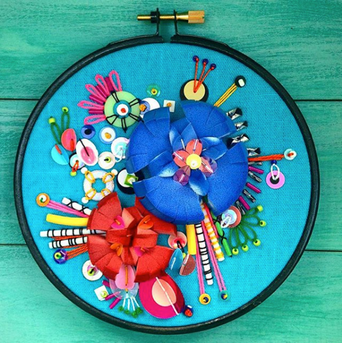 3D Embroidery by Jessica Grady | Handmade Charlotte