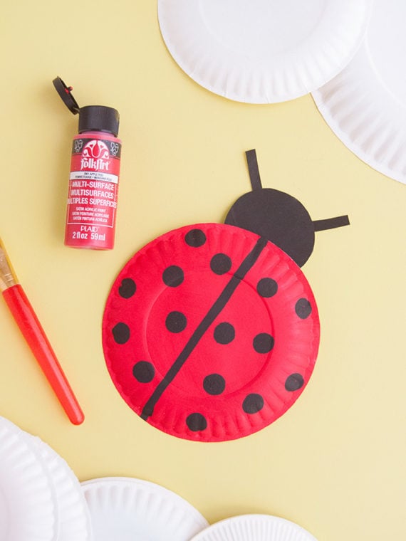 Painted Paper Plate Bugs | Handmade Charlotte