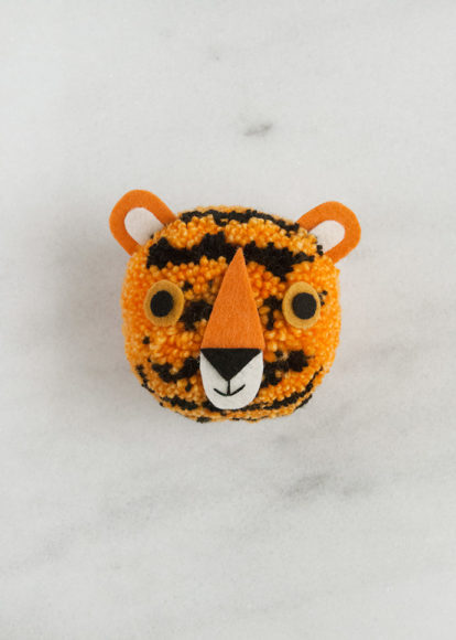 How to Make a Tiger Pom Pom | Handmade Charlotte